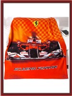 Ferrari F1 Car Fleece Blanket