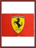 Ferrari Flags: Ferrari Logo Shield Flag - Large (FP8913)