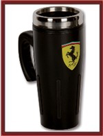 Ferrari Mugs: Ferrari Travel Mug - Black (FP8941)