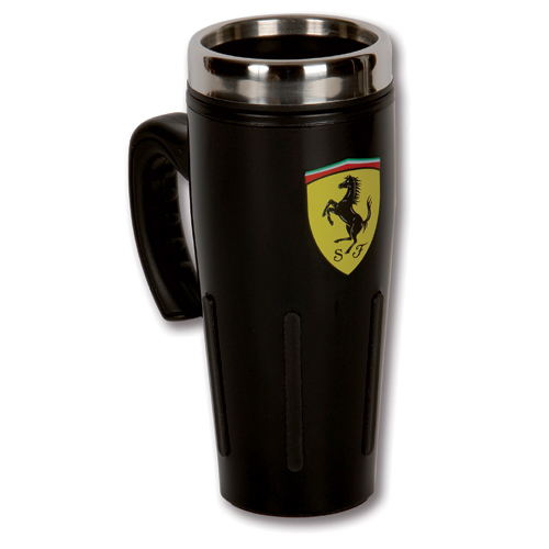 Ferrari Mugs: Ferrari Travel Mug - Black (FP8941)