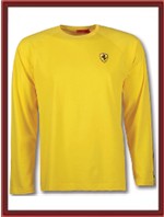 Ferrari Long-Sleeve T-Shirt - Yellow (FP9117)