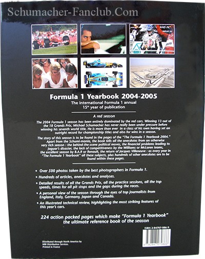 Formula 1 Yearbook 2004-2005 (Book ISBN: 2847070869)