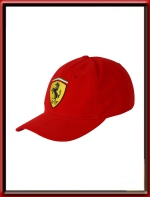 Ferrari Classic Shield Hat - Red (SFR0102)