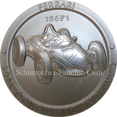 Ferrari 156 F1 Titanium Medal (1961 F1 World Champion)