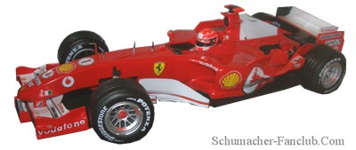 Hot Wheels Michael Schumacher 2005 F1 Ferrari F2005 1/18th (G9727)