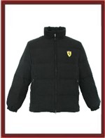 Ferrari Quilted Winter Jacket - Black (SFB7762)