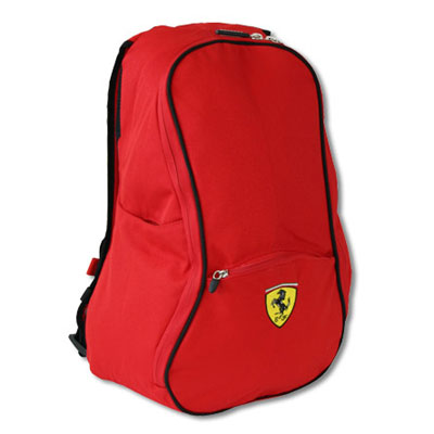 Ferrari Sculptured Backpack - Red (SFR4881)