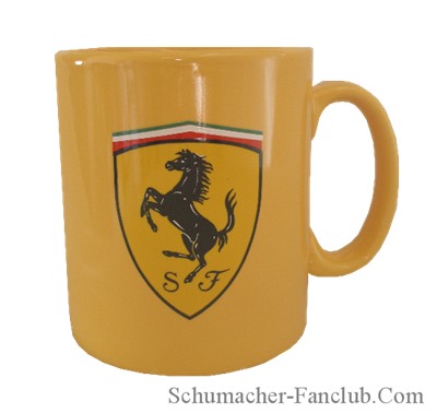 Ferrari Mugs: Ferrari Coffee Mug - Yellow (SFY8824)